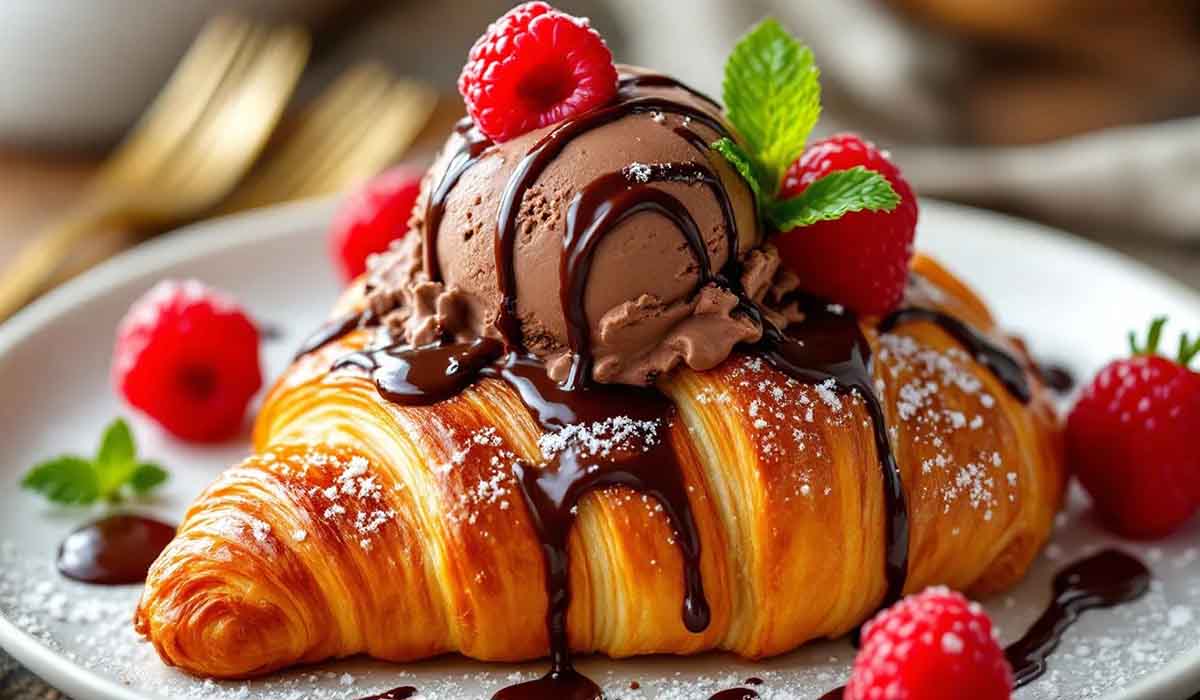 Croissant Ice Cream: Sensasi Manis dan Renyah yang Menggugah Selera