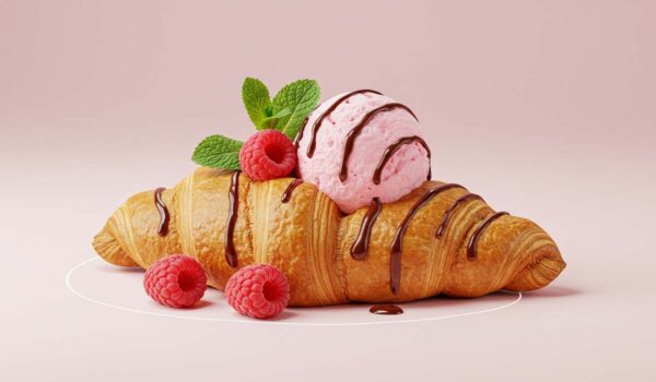 Croissant Ice Cream: Sensasi Manis dan Renyah yang Menggugah Selera